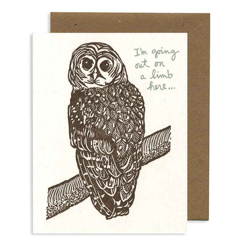 Owl on a Limb - Etsy