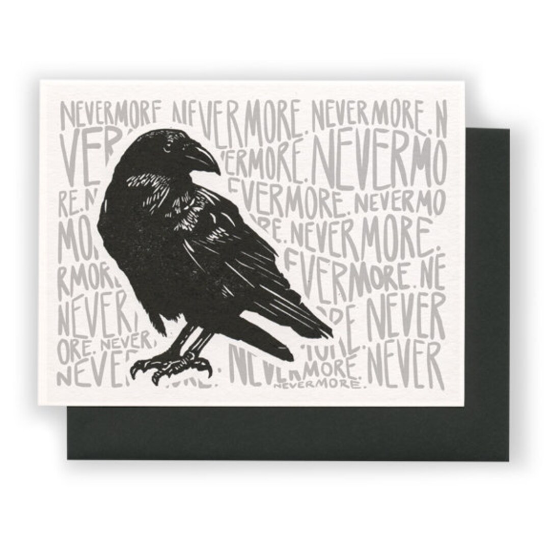 Raven CARD - Etsy