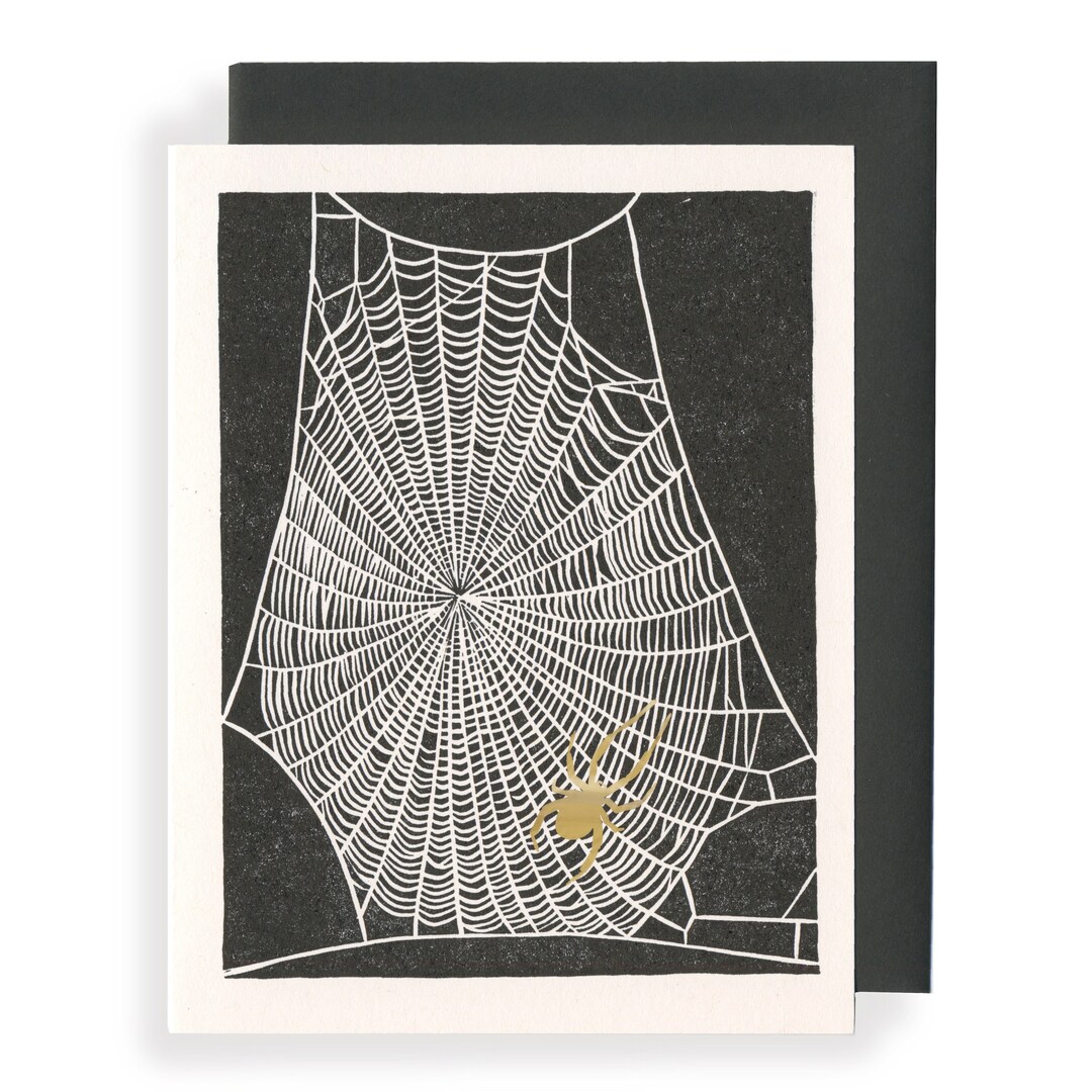 Spider Web CARD - Etsy