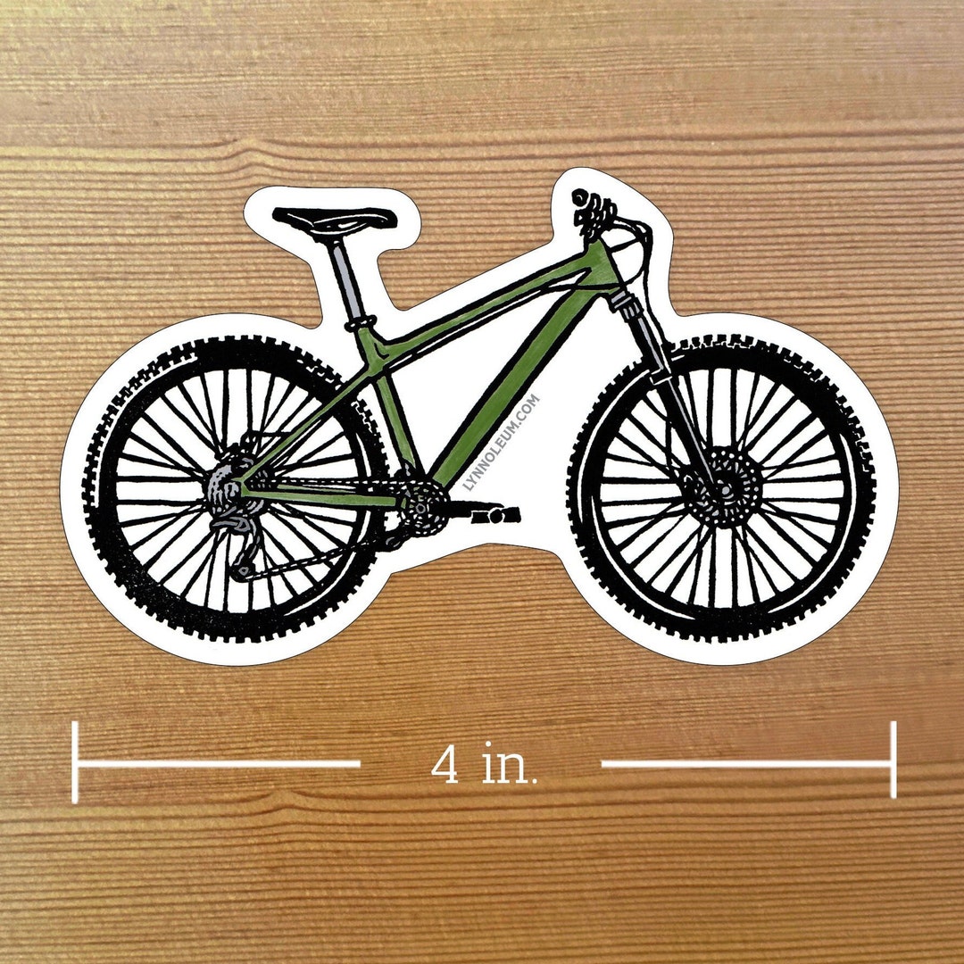 Mountain Bike STICKER - Etsy
