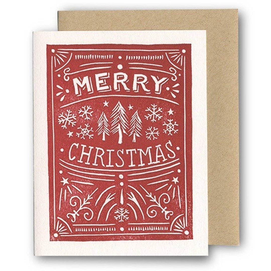 Merry Christmas CARD - Etsy