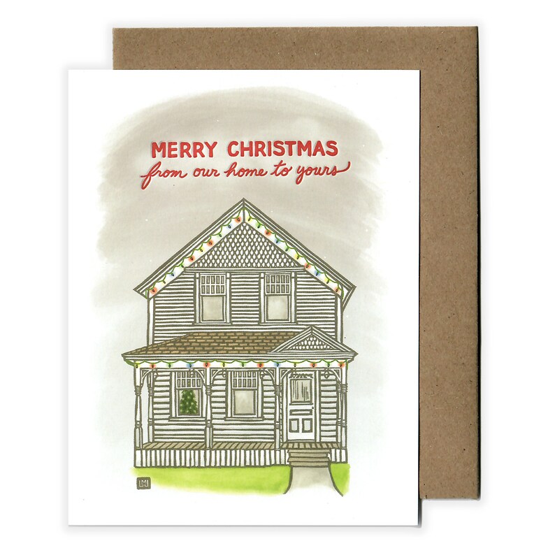 Christmas Home CARD - Etsy