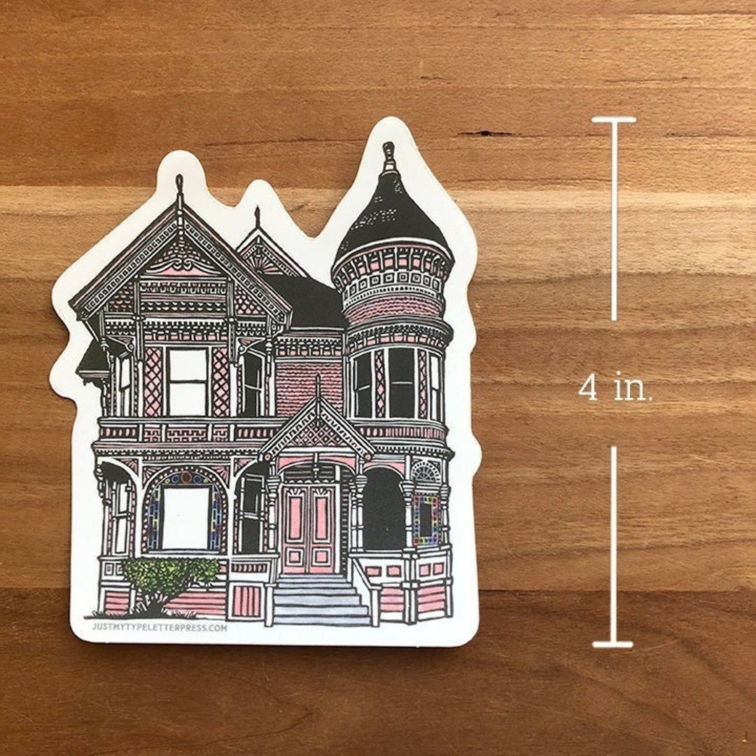 The Pink Lady STICKER - Etsy