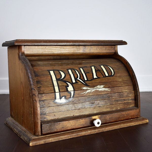 Vintage Bread Box - Etsy