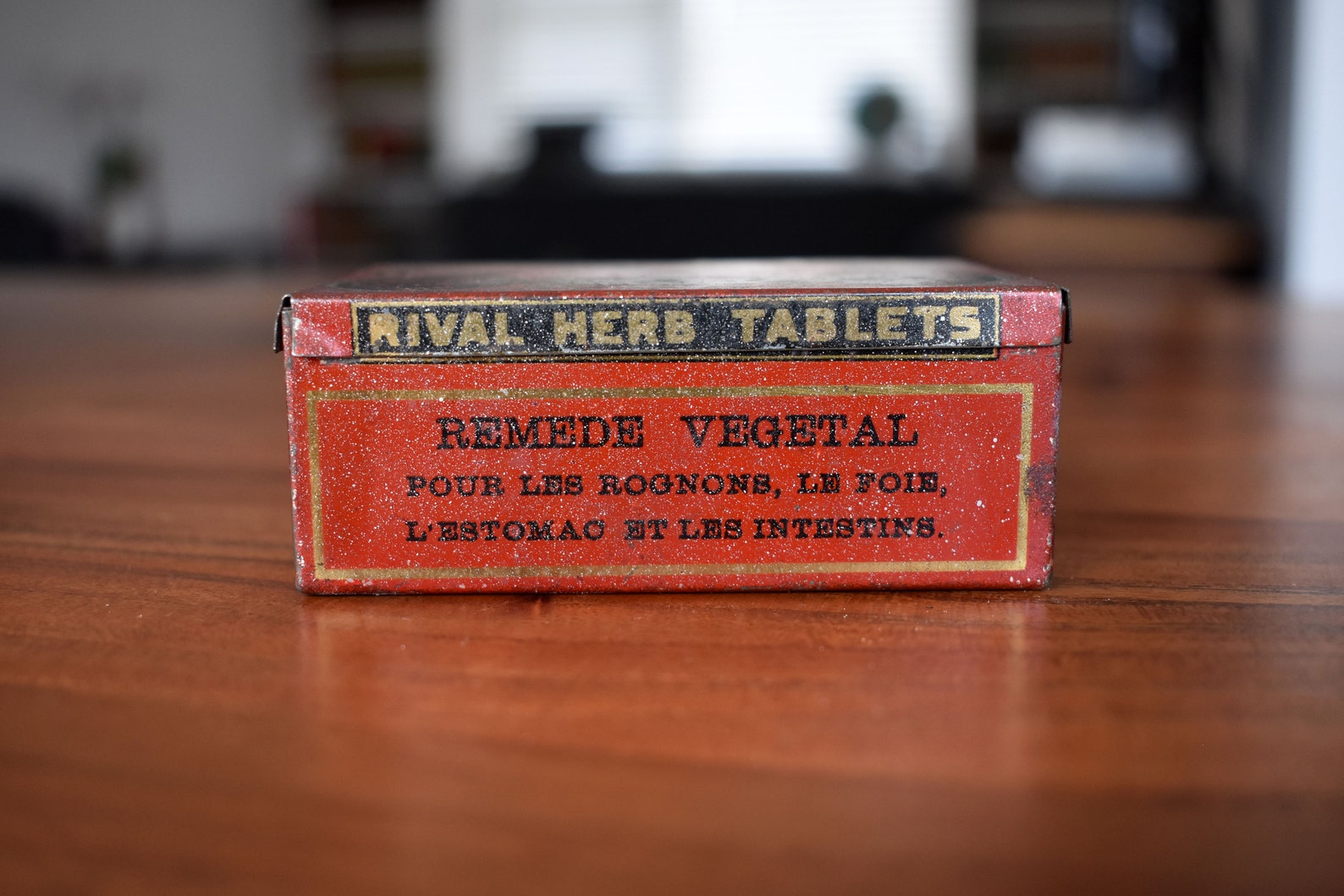 Rival Herb Tablets Tin Antique Medicine Tin Made in | Etsy