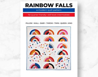 Beginner Quilt Pattern Modern Quilt Fat Quarter Quilt - Etsy