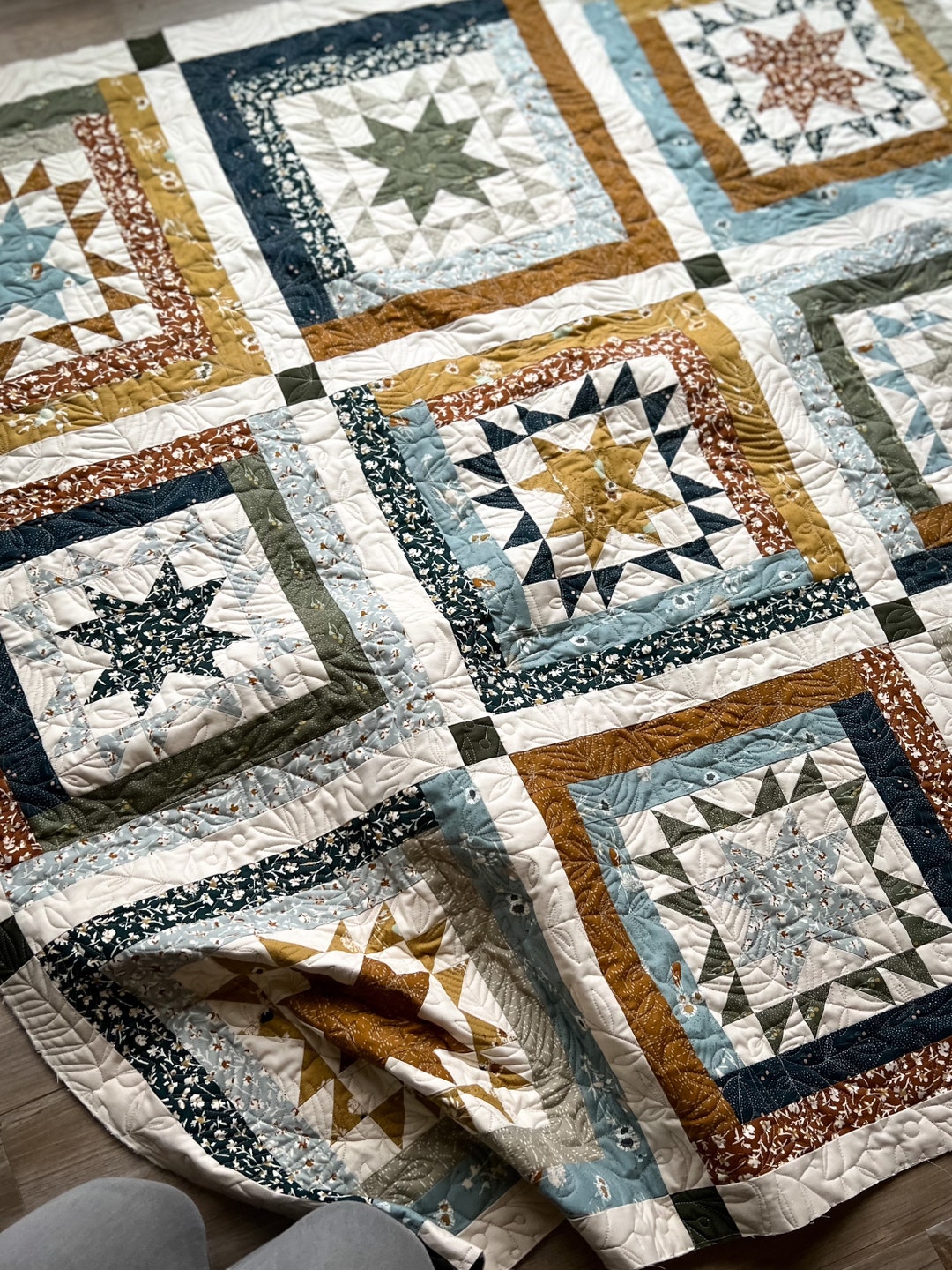 Cabin Nights Quilt Kit Pattern by Prairie Quilt Co PATTERN NOT INCLUDED ...