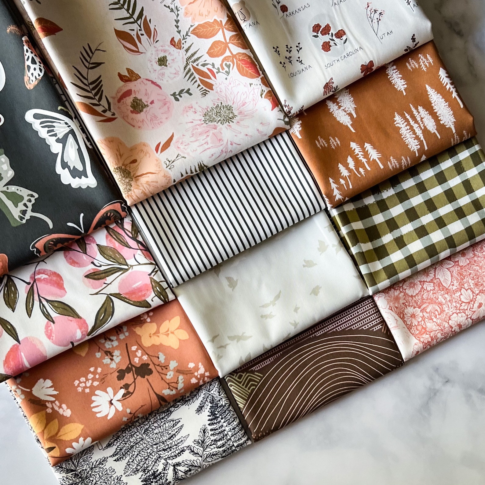 Roots of Nature by Bonnie Christine Fat Quarter Bundle - Etsy