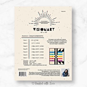Visionary Quilt by Taralee Quiltery | Printed Paper Quilt Pattern ...