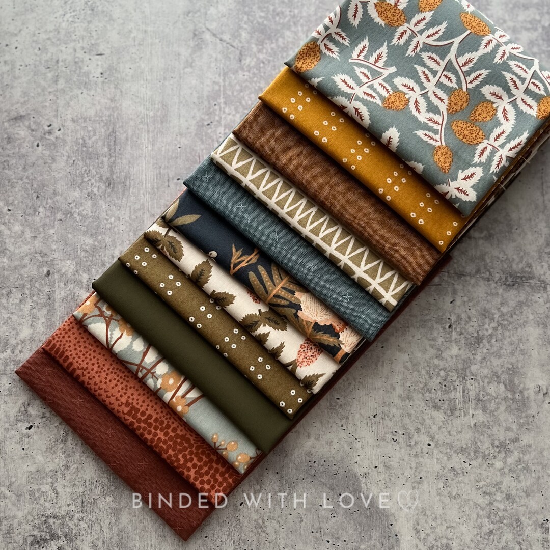 Curated 12 Fabric Bundle | Hand Selected Quilting Bundle | BUNDLE-222 ...