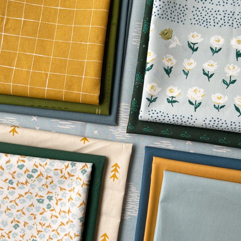 Curated Fat Quarter Bundle 12 Fat Quarters Hand Selected | Etsy