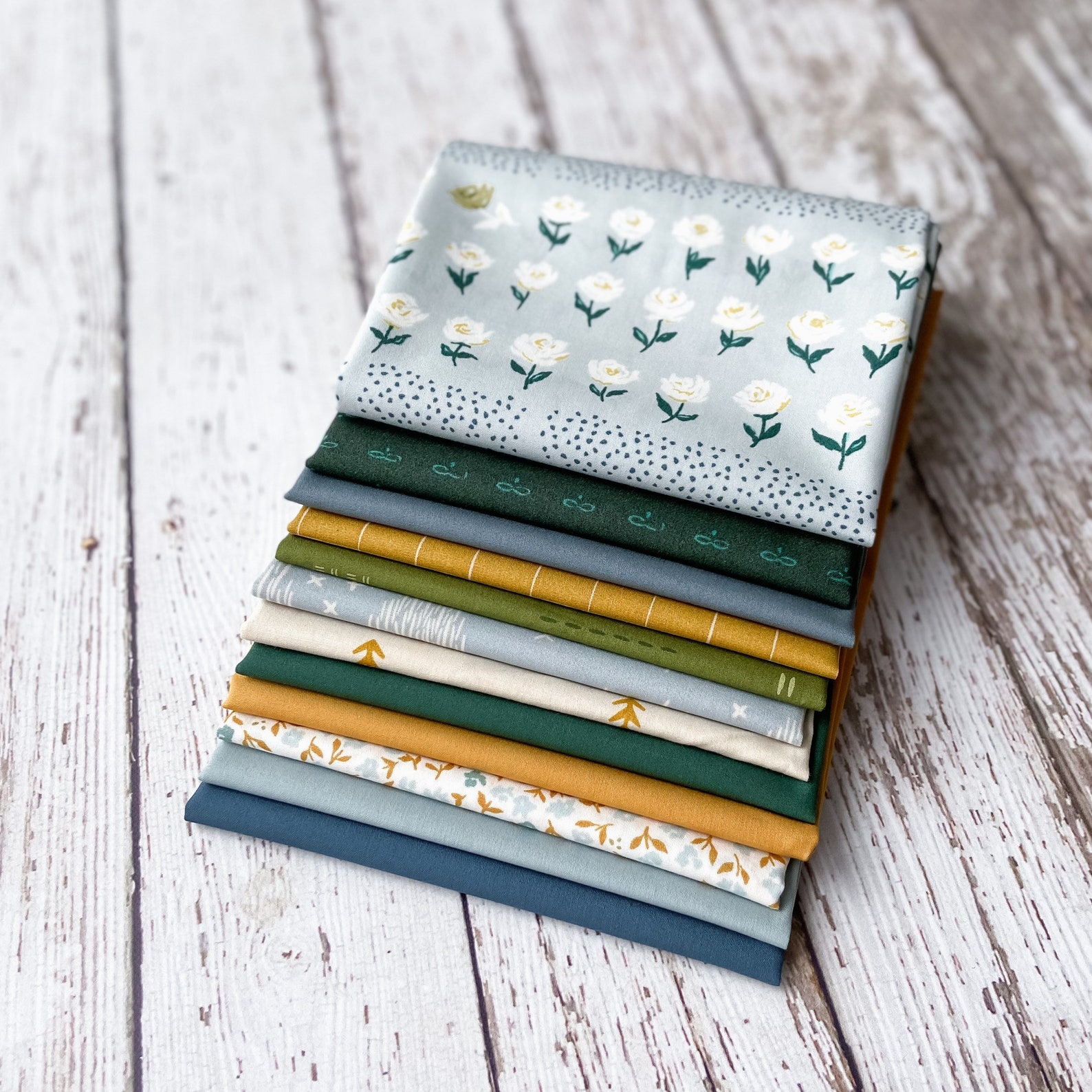 Curated Fat Quarter Bundle 12 Fat Quarters Hand Selected | Etsy