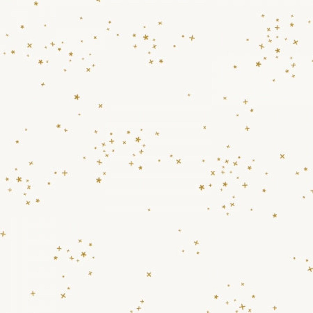 Freckles Cloud White Metallic CS100-CL17M | Cotton + Steel Basics ...