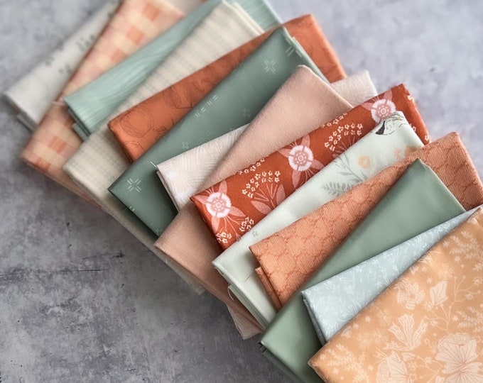 Curated Fat Quarter Bundle | 14 Fat Quarters | Hand Selected Quilting Bundle | Quilting Fabric ...