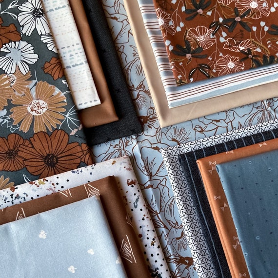 Curated Fat Quarter Bundle 15 Fat Quarters Hand Selected - Etsy