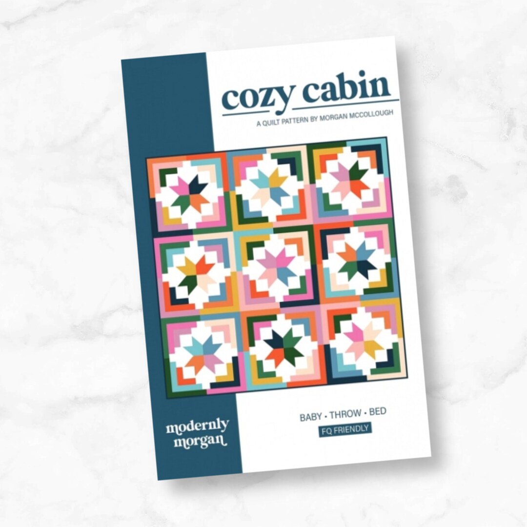 Cozy Cabin by Modernly Morgan | Paper Pattern | Modern Quilt Pattern ...