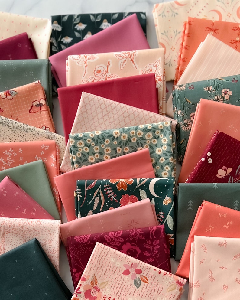 Curated Fat Quarter Bundle 30 Fat Quarters Hand Selected - Etsy