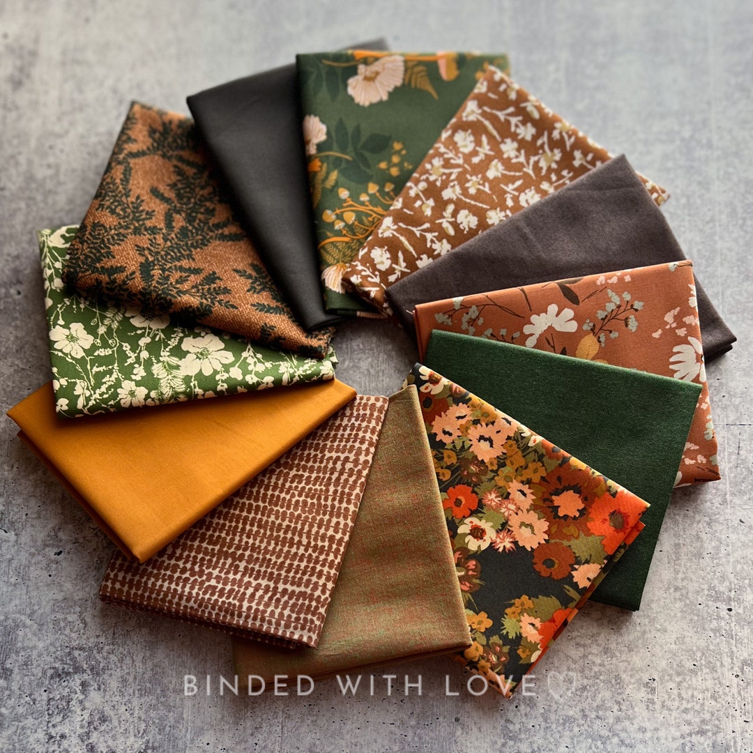 Curated Fat Quarter Bundle | 12 Fat Quarters | Hand Selected Quilting Bundle | Quilting Fabric ...