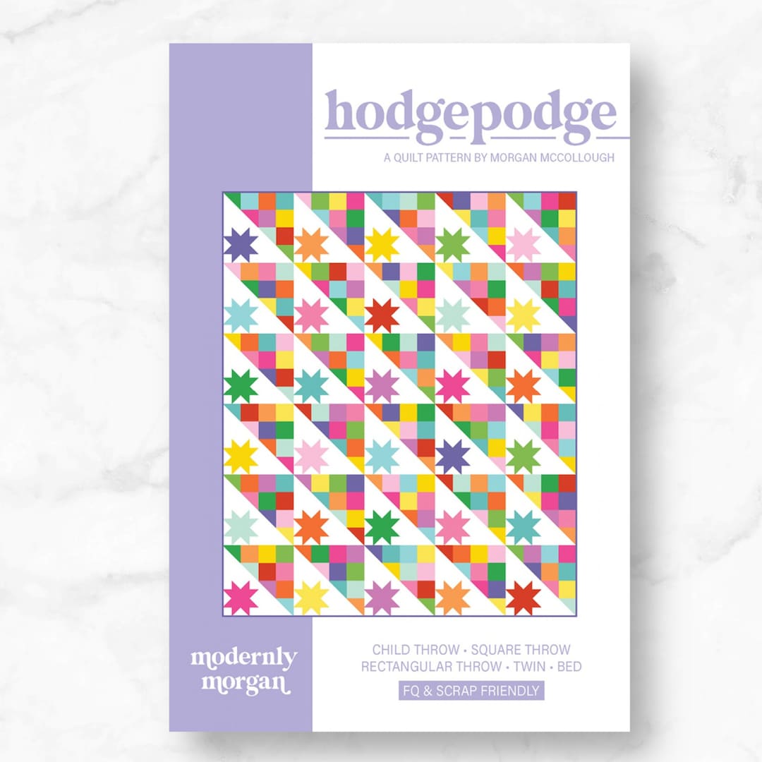 Hodgepodge by Modernly Morgan | Paper Pattern | Modern Quilt Pattern ...