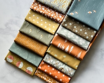 Curated Fat Quarter Bundle 12 Fat Quarters Hand Selected Art Gallery Fabrics and Cotton Steel ...