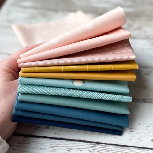 Curated Fat Quarter Bundle 12 Fat Quarters Hand Selected | Etsy