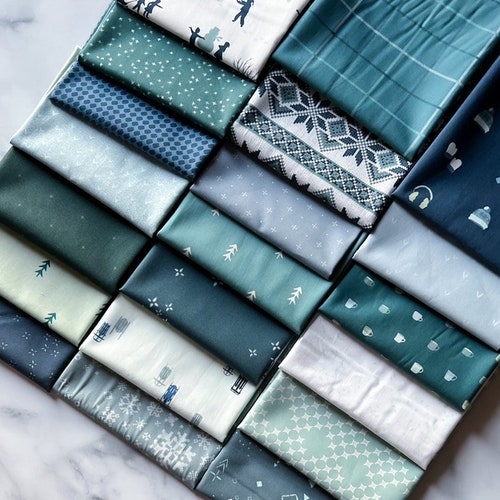 Curated Fat Quarter Bundle 16 Fat Quarters Hand Selected - Etsy