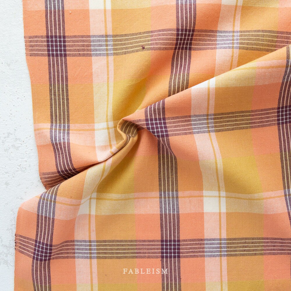 Arcade Woven in Apricot Arc-05-apricot | Arcade Wovens by Fableism ...
