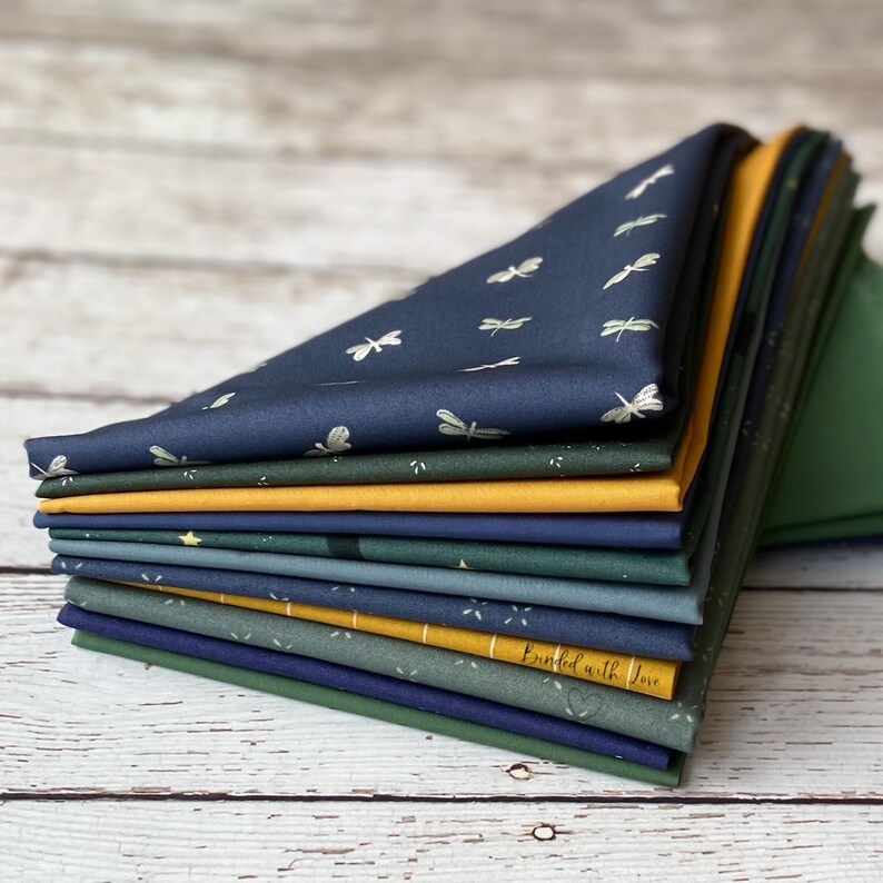 Curated Fat Quarter Bundle 11 Fat Quarters Hand Selected - Etsy