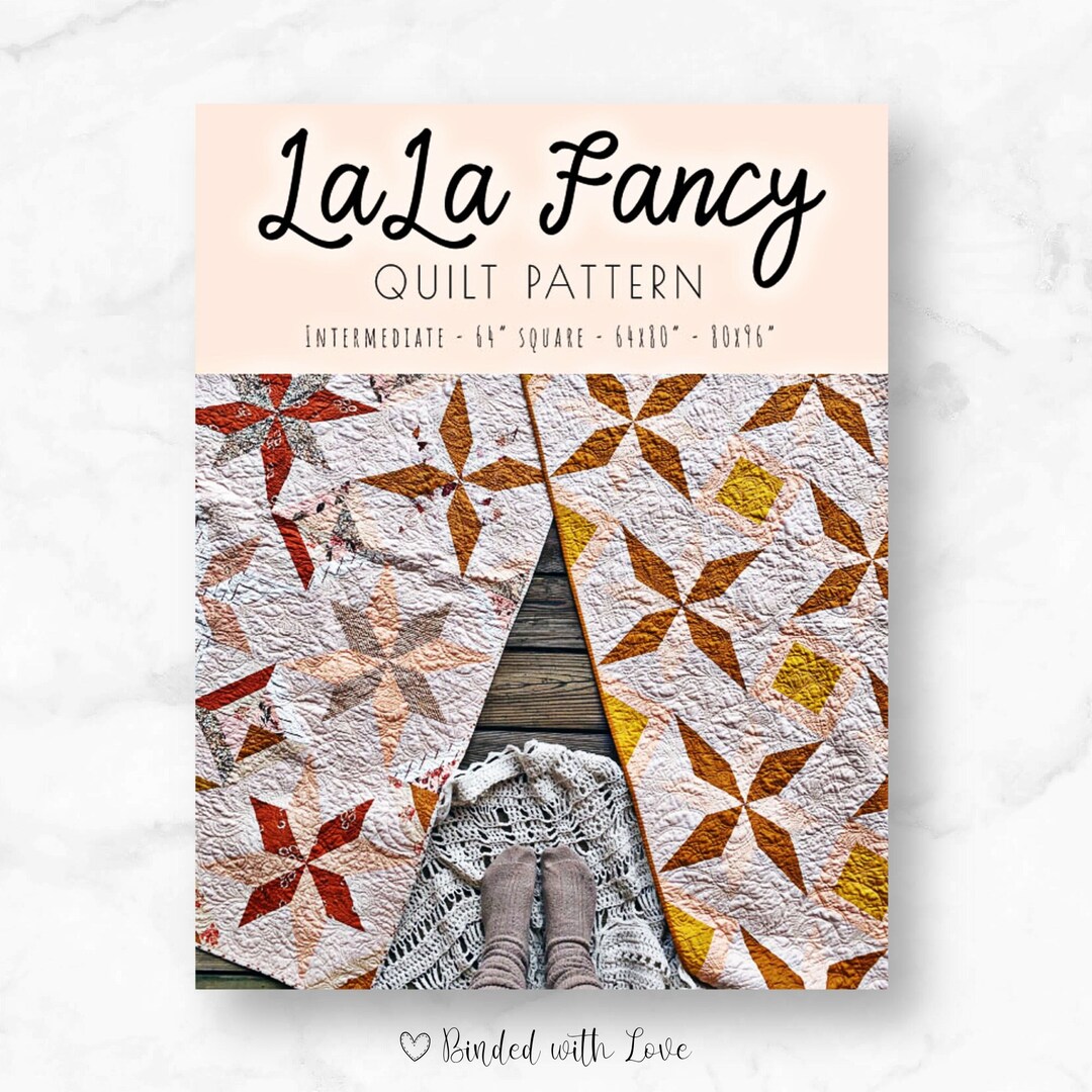 Lala Fancy by Southern Charm Quilts | Printed Paper Pattern | 8 Pointed ...
