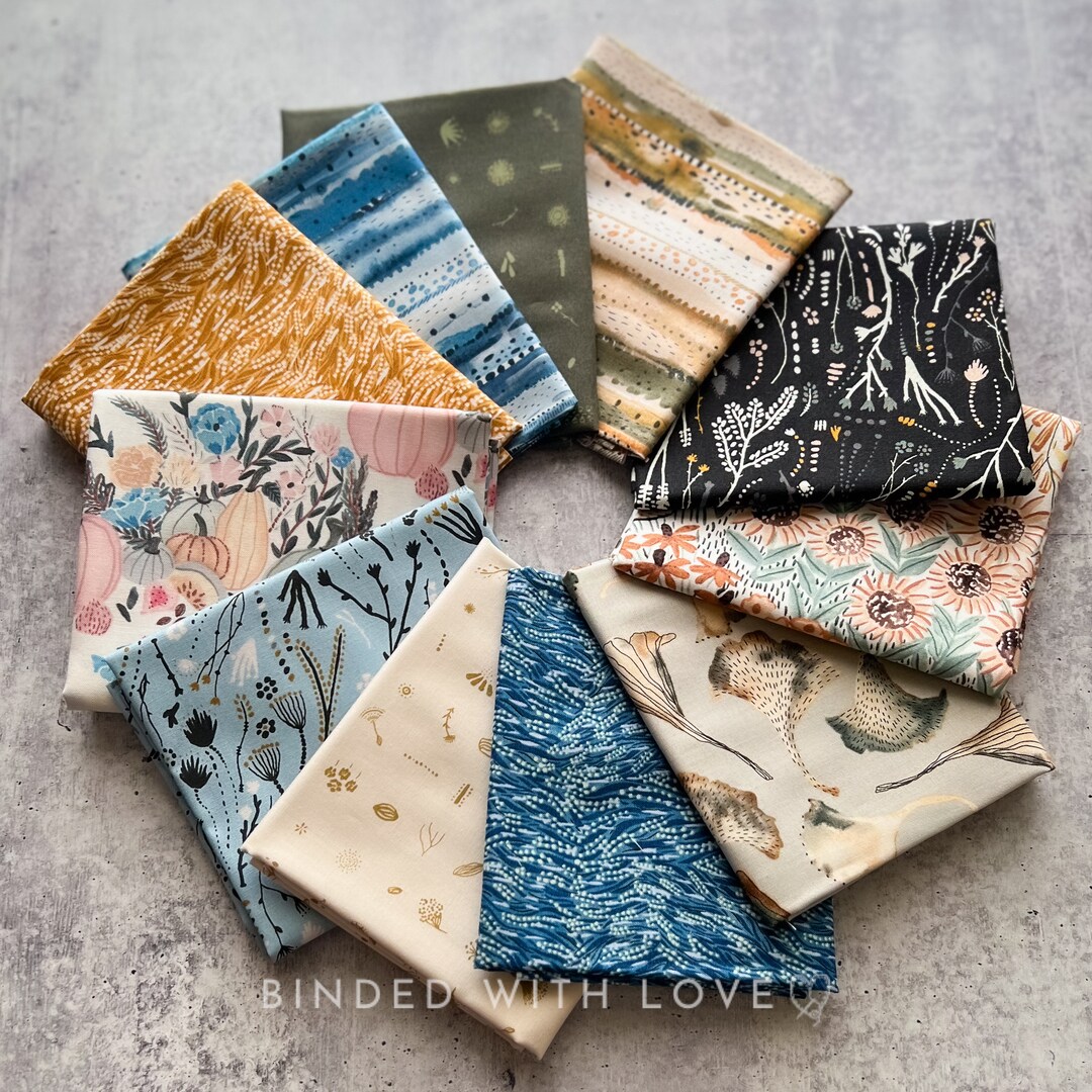 Autumn Forage by Boccaccini Meadows | Figo Fabrics | 11 Print Bundle ...