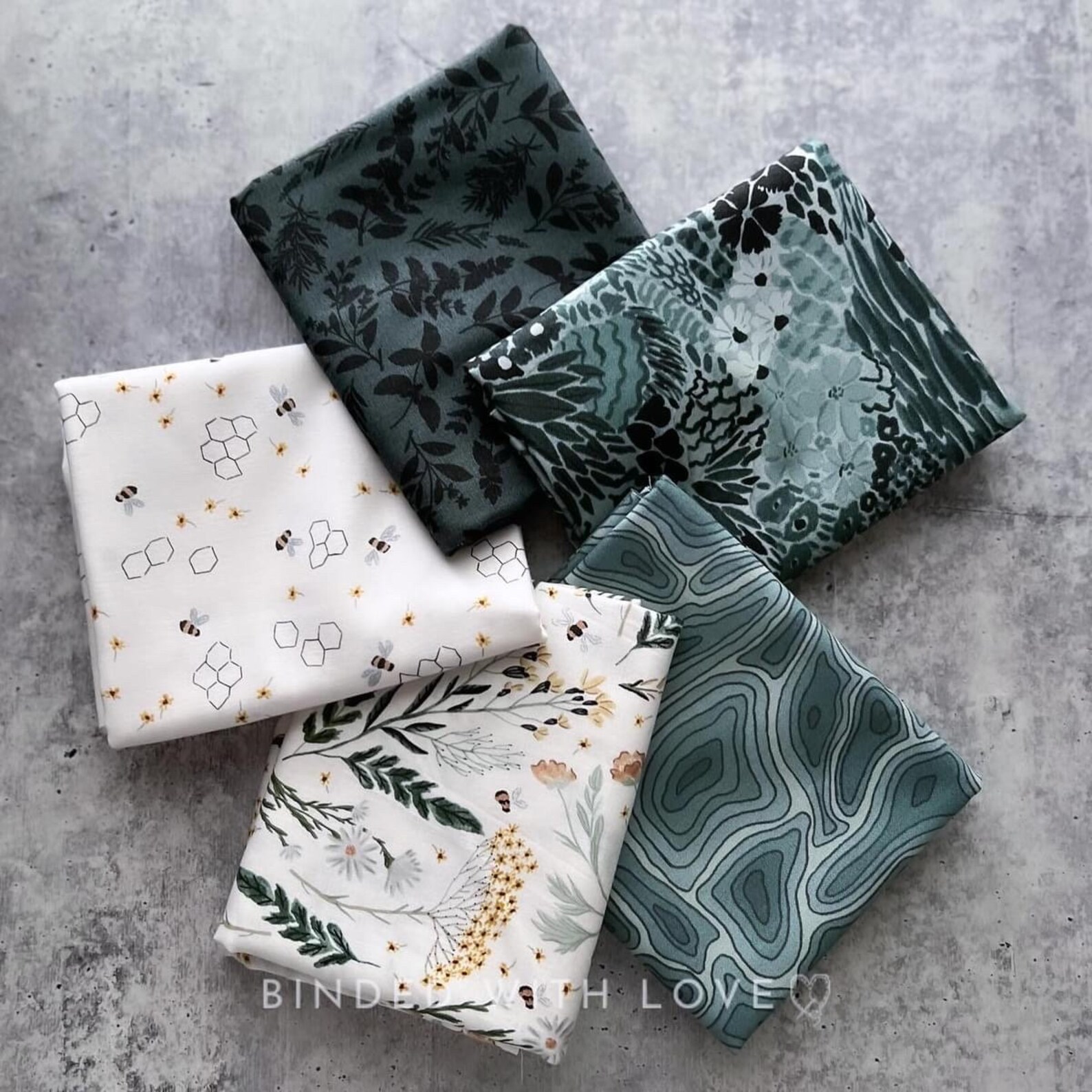 Green World by Boccaccini Meadows | 5 Prints | FIGO Fabrics | Fat ...