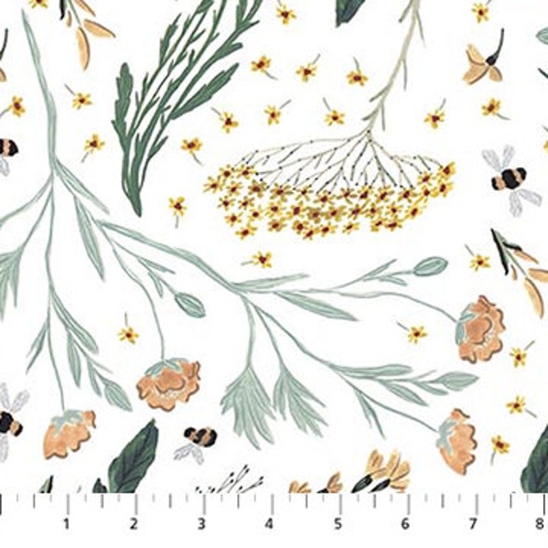 Botanical Fabric - Etsy