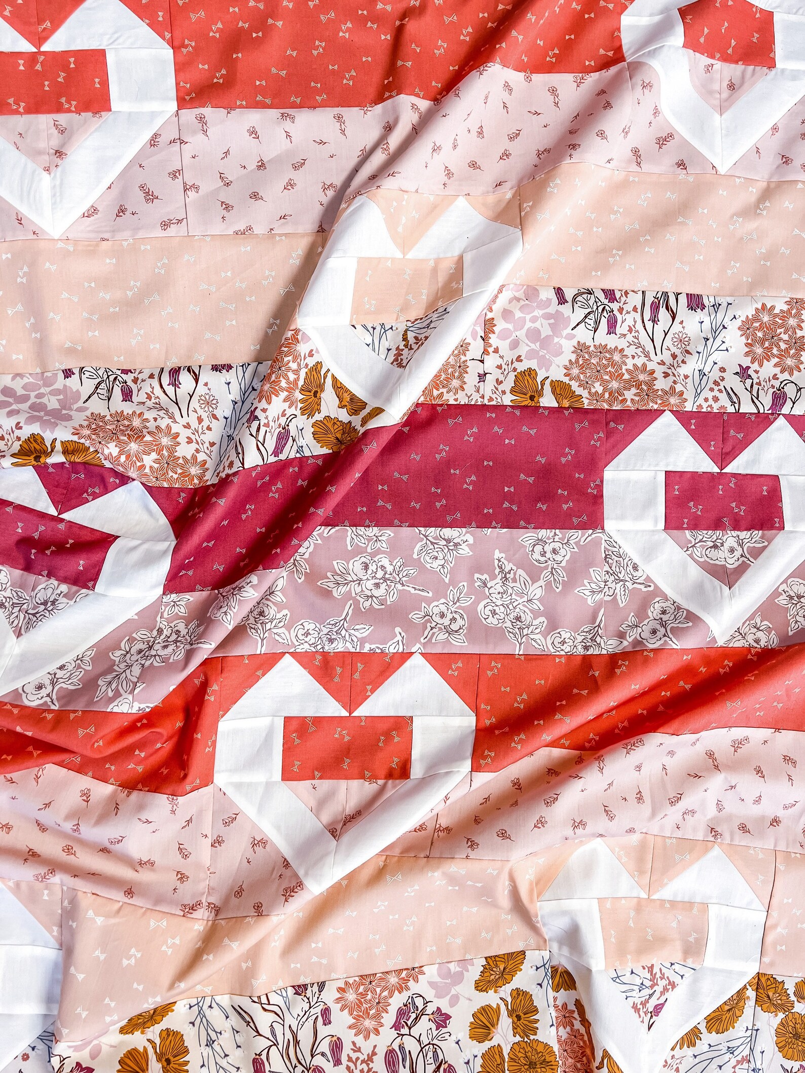 Hearts Aglow Quilt Kit Pattern by Abby Maed PATTERN NOT - Etsy