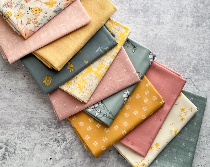 Curated Fat Quarter Bundle 11 Fat Quarters Hand Selected Quilting Bundle - Etsy