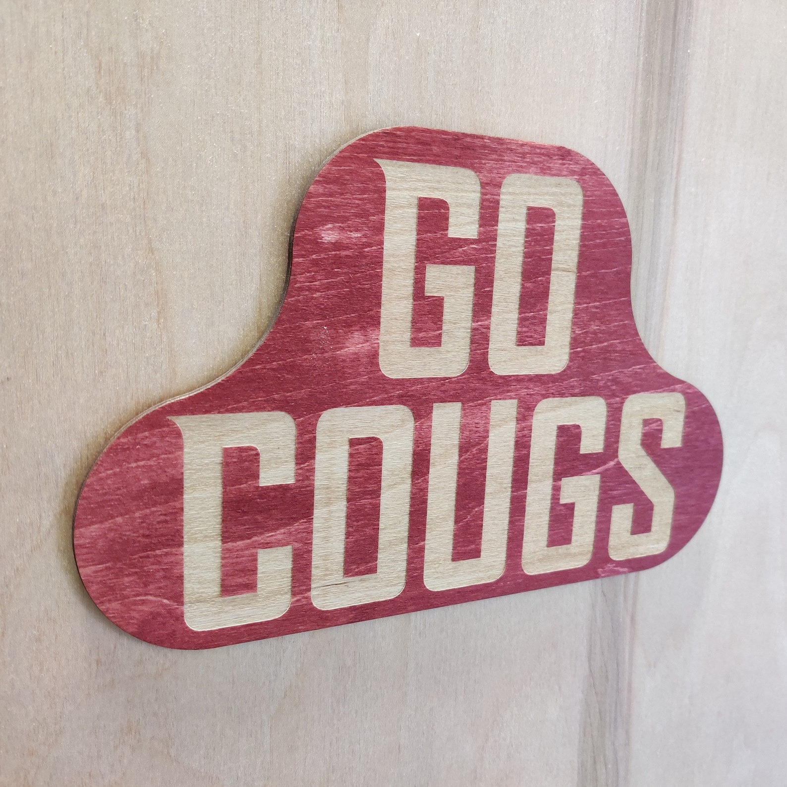 Go Cougs Wooden Sign | Etsy