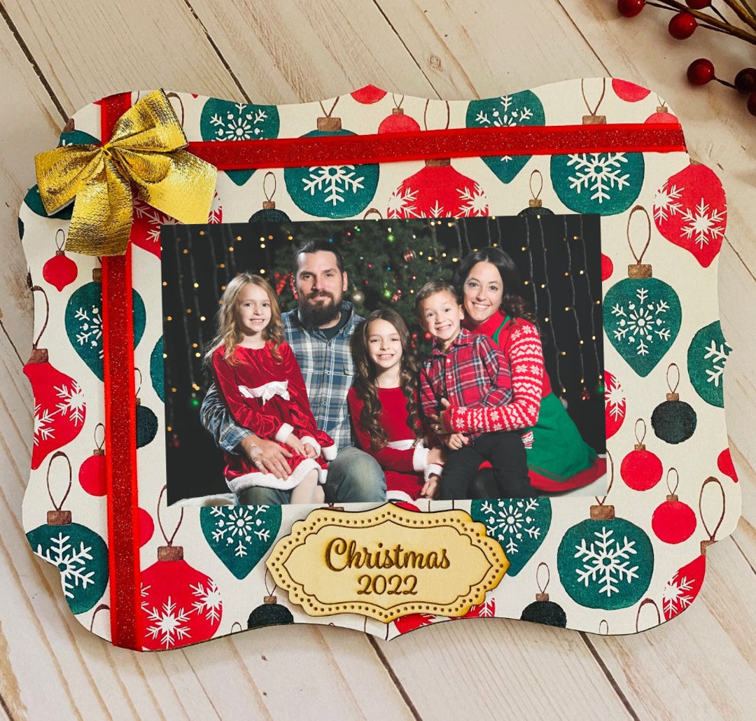 Tis the Season-christmas Frames-christmas Picture Frame-custom Picture ...