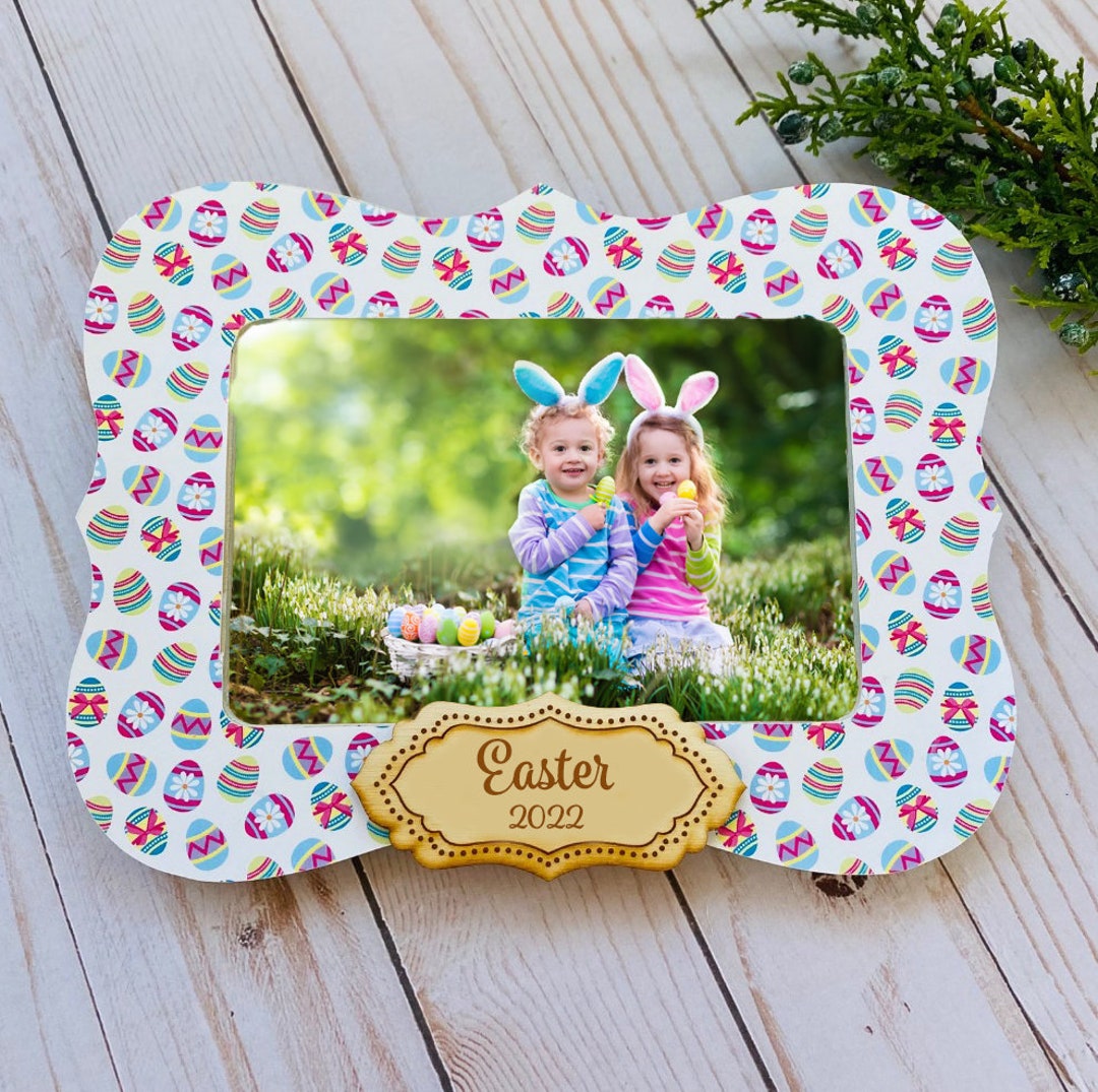 Personalized Easter Picture Frame: Baby's First Easter Decor - Etsy