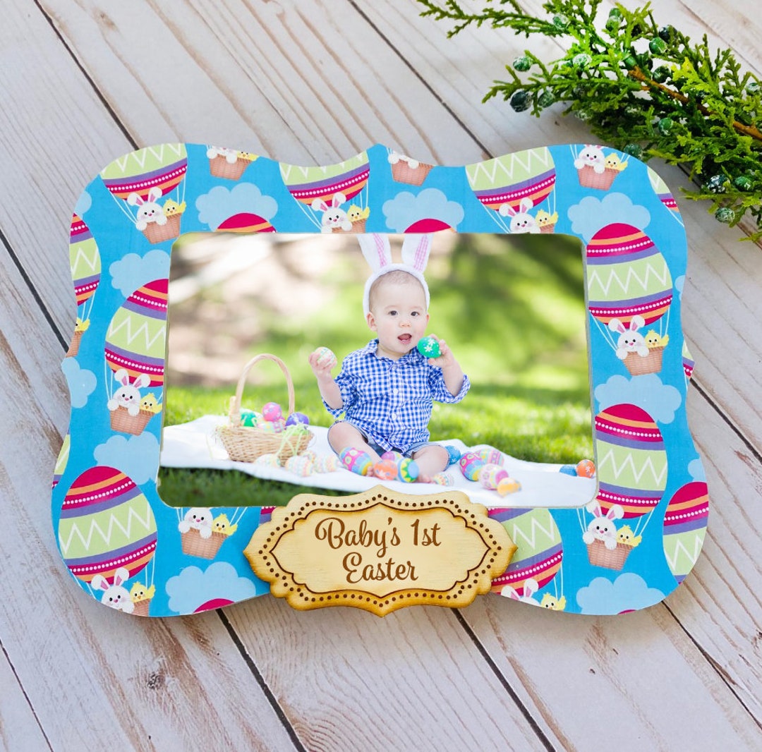 Baby's 1st Easter Picture Frame: Personalized Easter Gift for Kids - Etsy