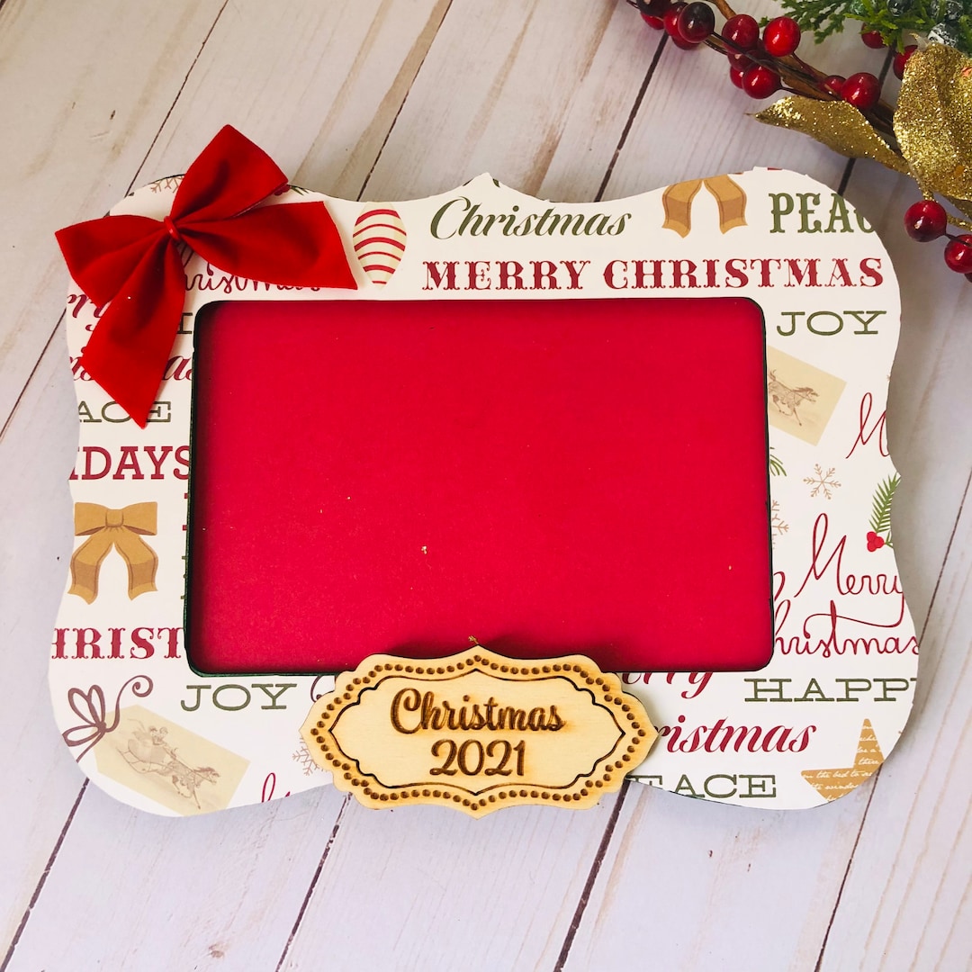 Tis the Season-christmas Frames-christmas Picture Frame-custom Picture ...