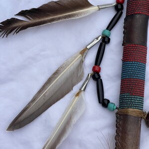 Long Hand Crafted Native American Dance Coup Stick Made by Clara ...