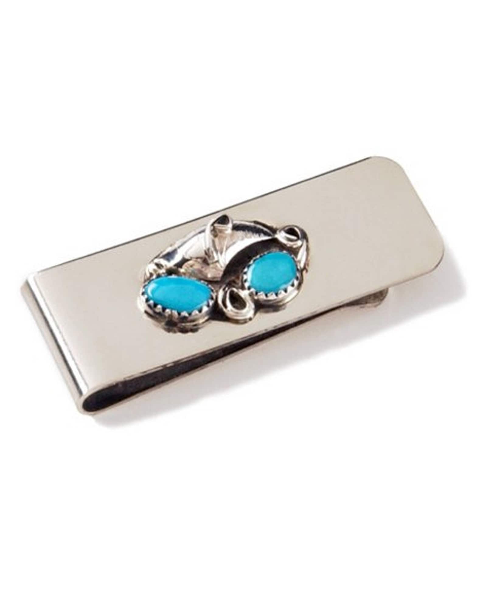 Native American Hand Crafted Money Clip With Sterling Silver - Etsy