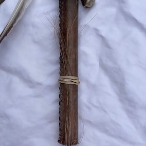 Long Hand Crafted Native American Dance Coup Stick Made by Clara ...