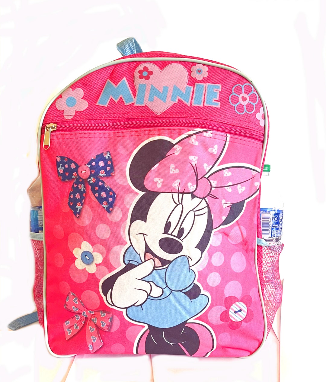 Pink Minnie Mouse Backpack Back Pack Disney Junior Character Special ...