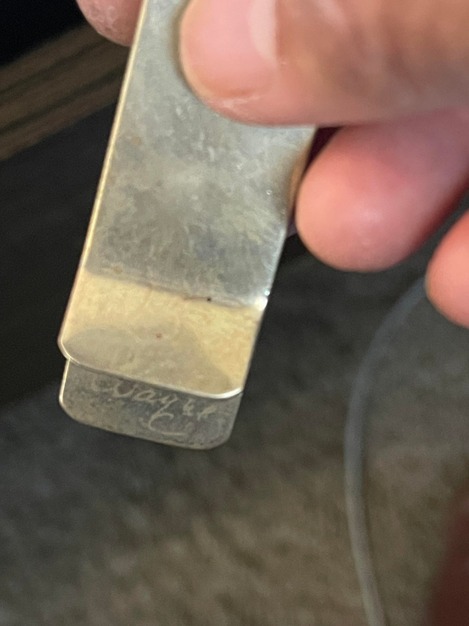 Signed Hallmarked Rare Unique Vintage Money Clip Snake Design - Etsy