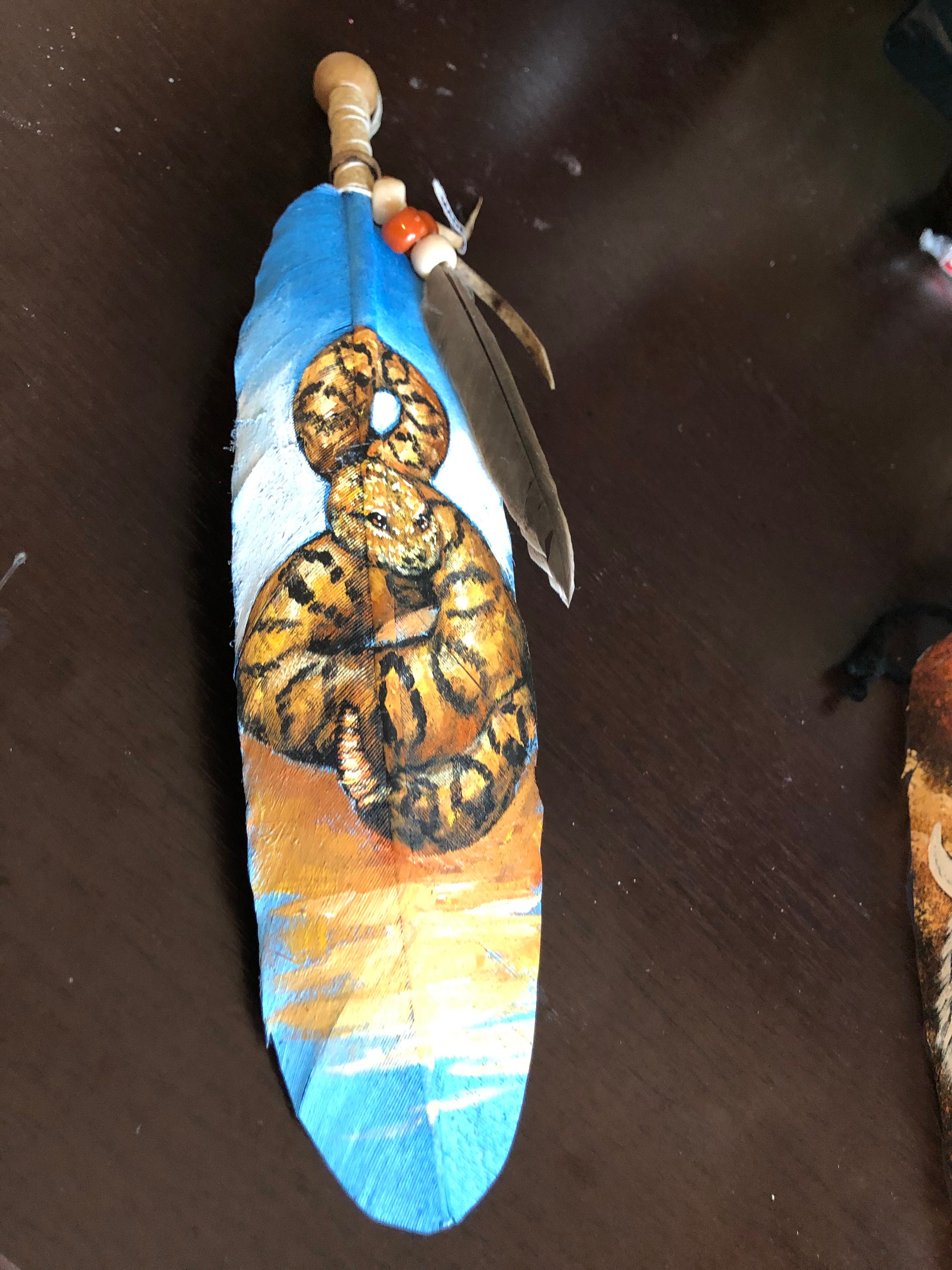 Serpent Snake Native American Indian Tribe God Painting on | Etsy