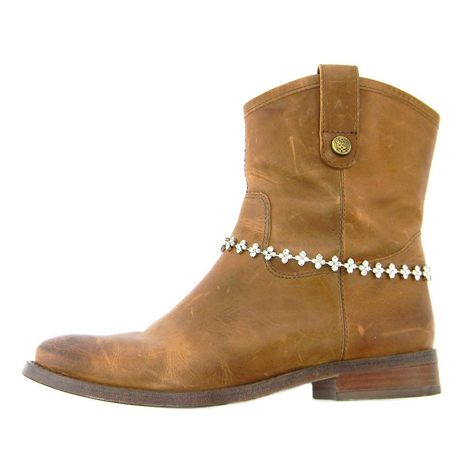 Boot Jewelry Ankle Bracelet Chain Multiplr Crystal Rhinestones in ...