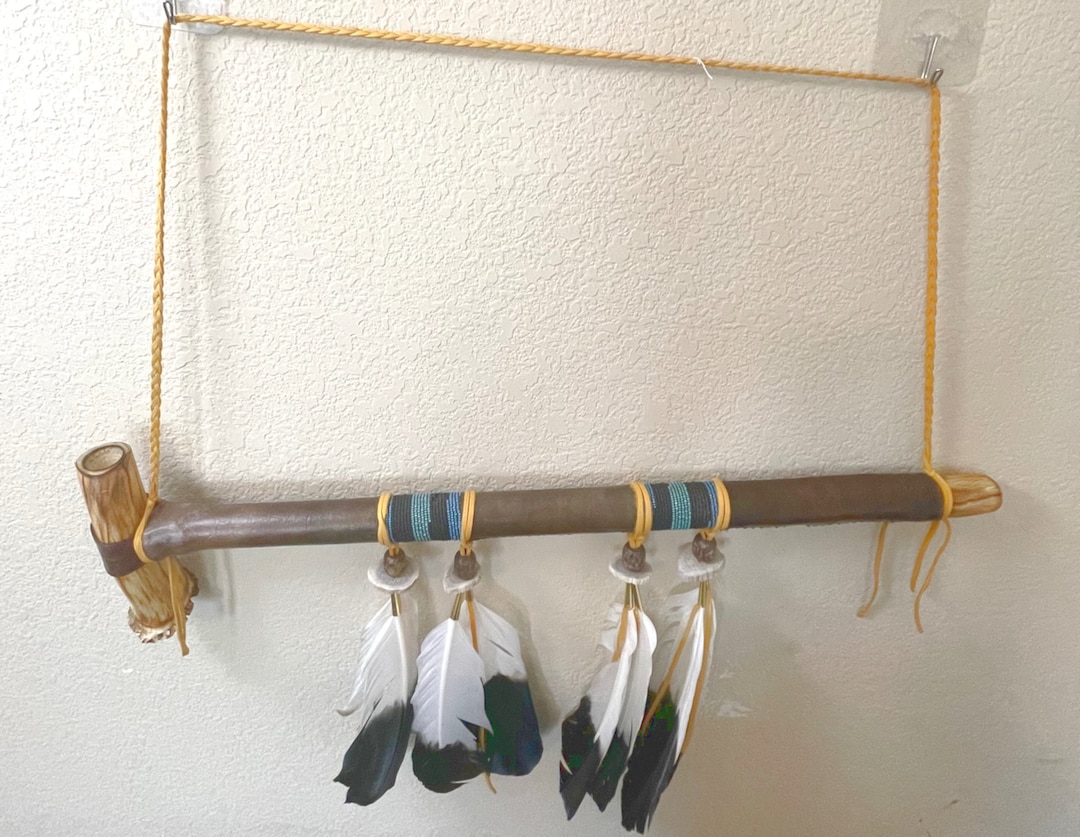 24" Large Authentic Navajo Native American Hand-crafted Peace Pipe by ...