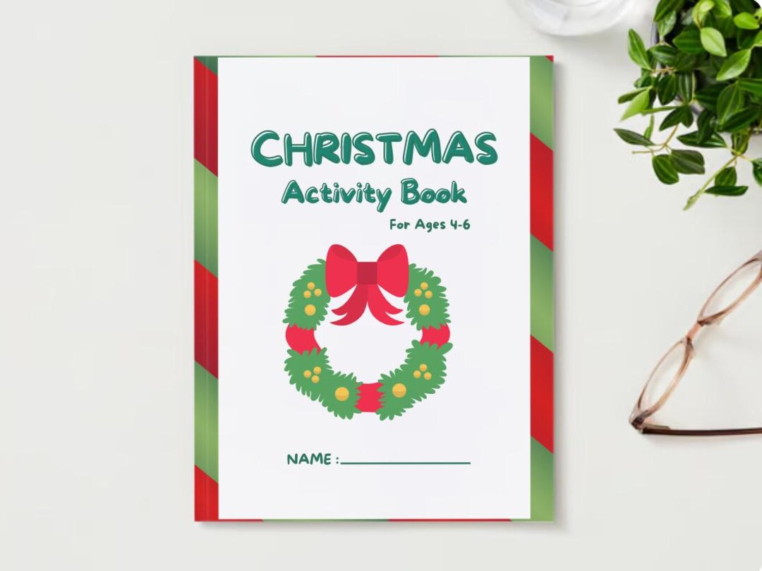 Christmas Activity Workbook for Kids | Fun Holiday Learning Workbook ...