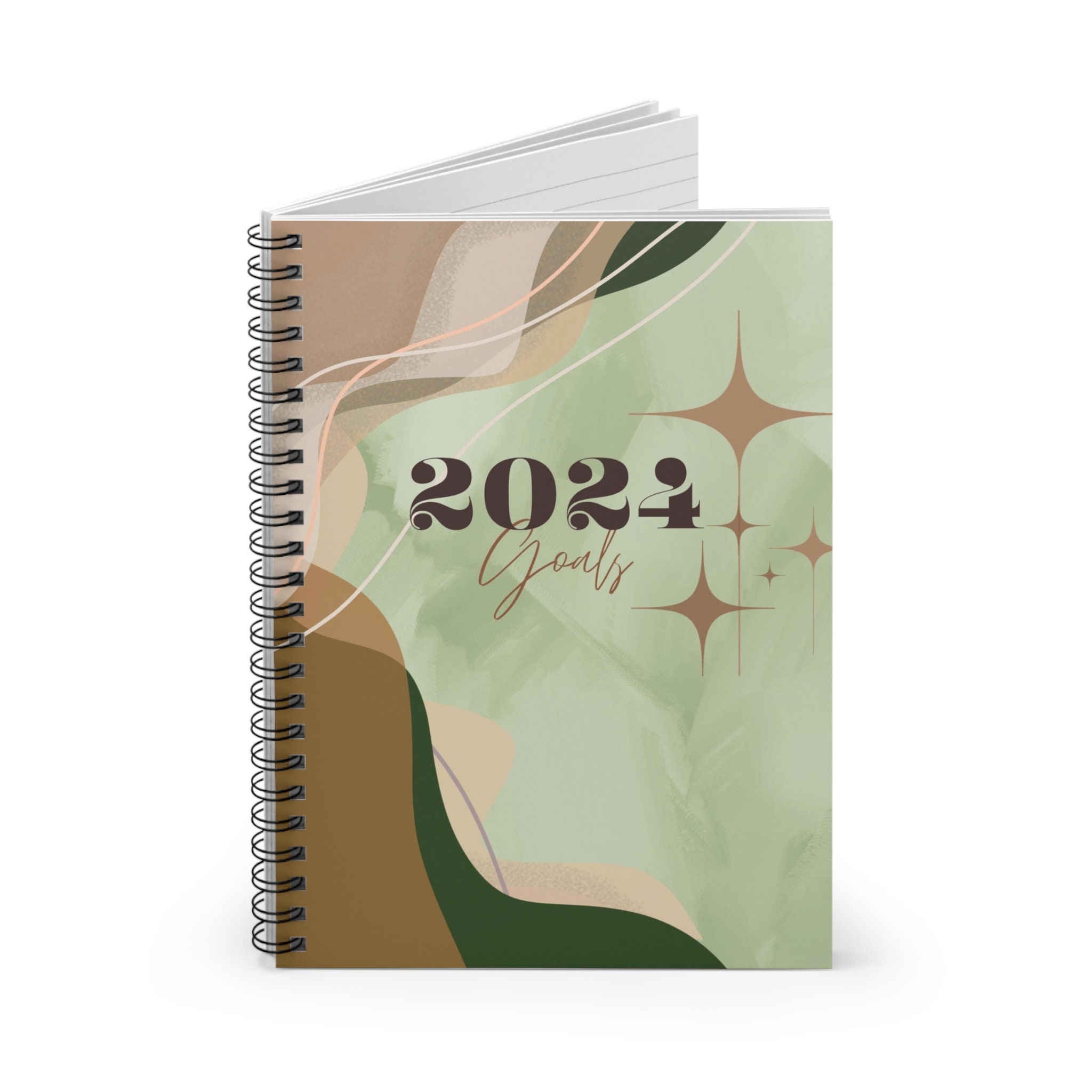 Green 2024 Goals Spiral Notebook, Goals, Notebook, 2024 Plans - Etsy