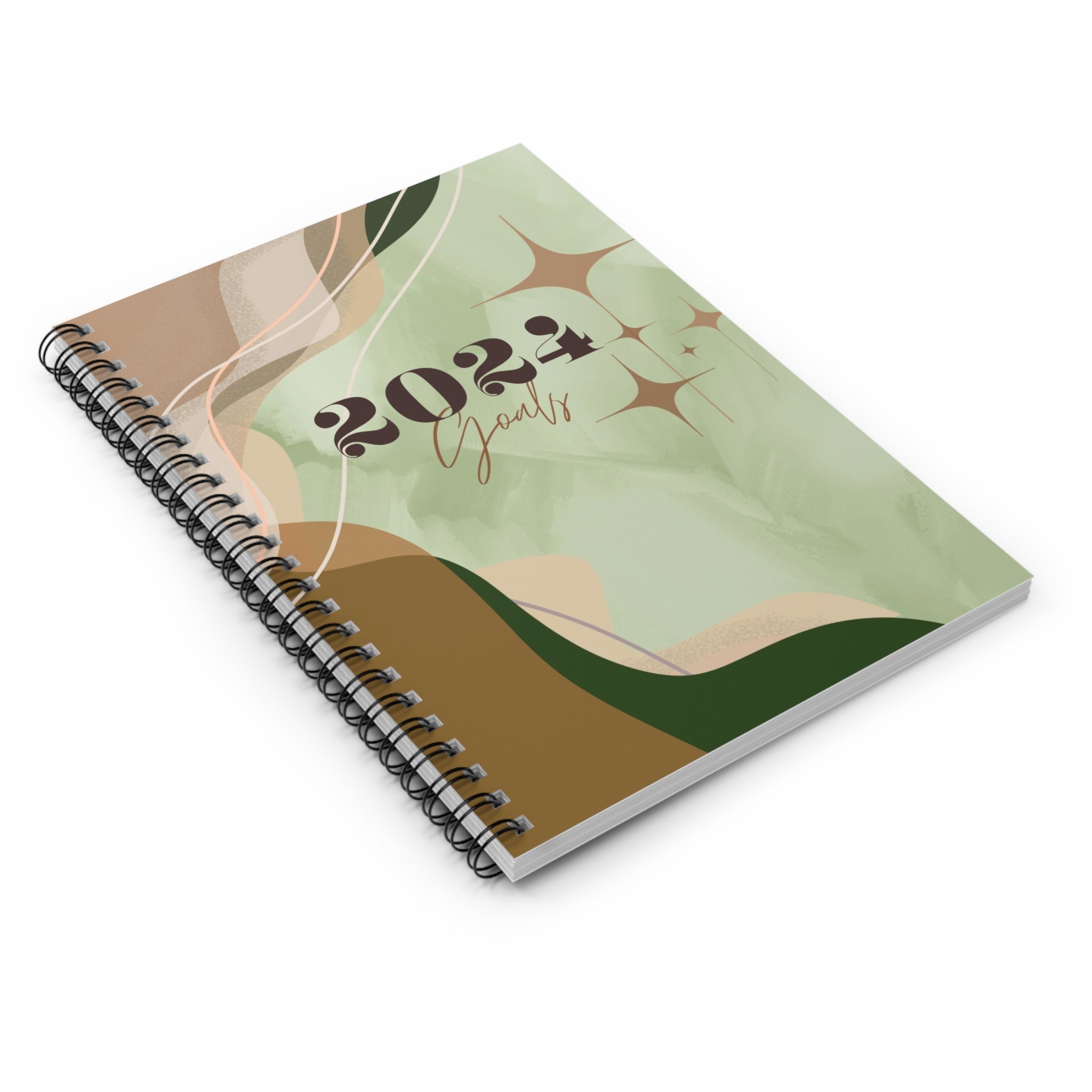 Green 2024 Goals Spiral Notebook, Goals, Notebook, 2024 Plans - Etsy